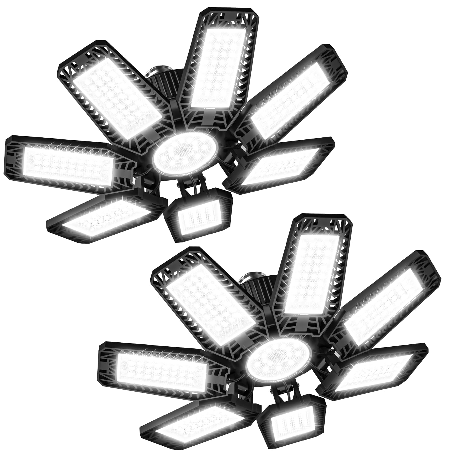 CHENGCHILIT LED Garage Light 2 Pack - 200w 20000LM 6500K Garage Lights ...