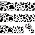 Amazon.com : Whaline 98.4ft Cow Print Bulletin Board Borders 3 Sizes ...