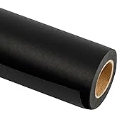 Amazon.com: Papersaurus Black Kraft Paper Roll - Black Wrapping Paper ...