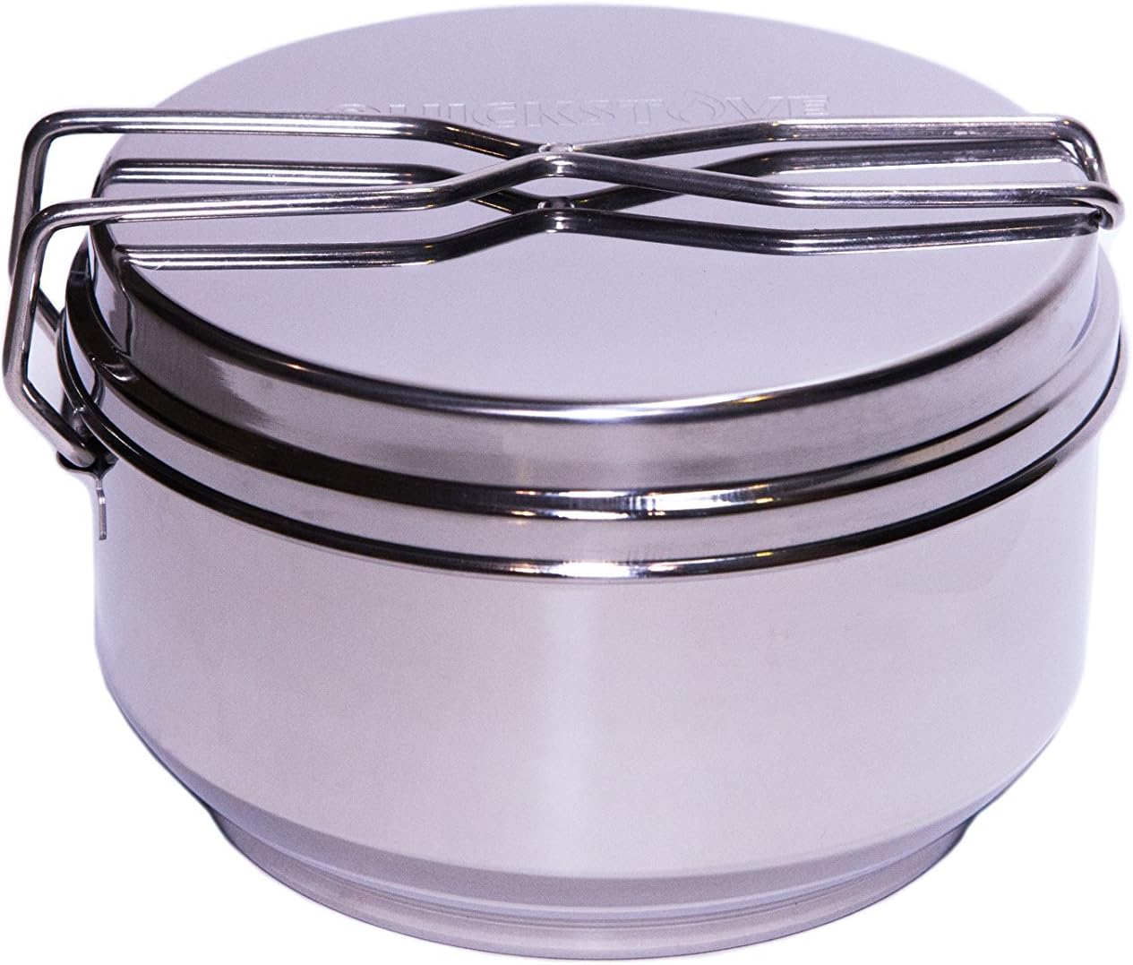 Amazon.com : Portable Camp Cook Pot, Frying Pan, Double Boiler w/ 1 ...