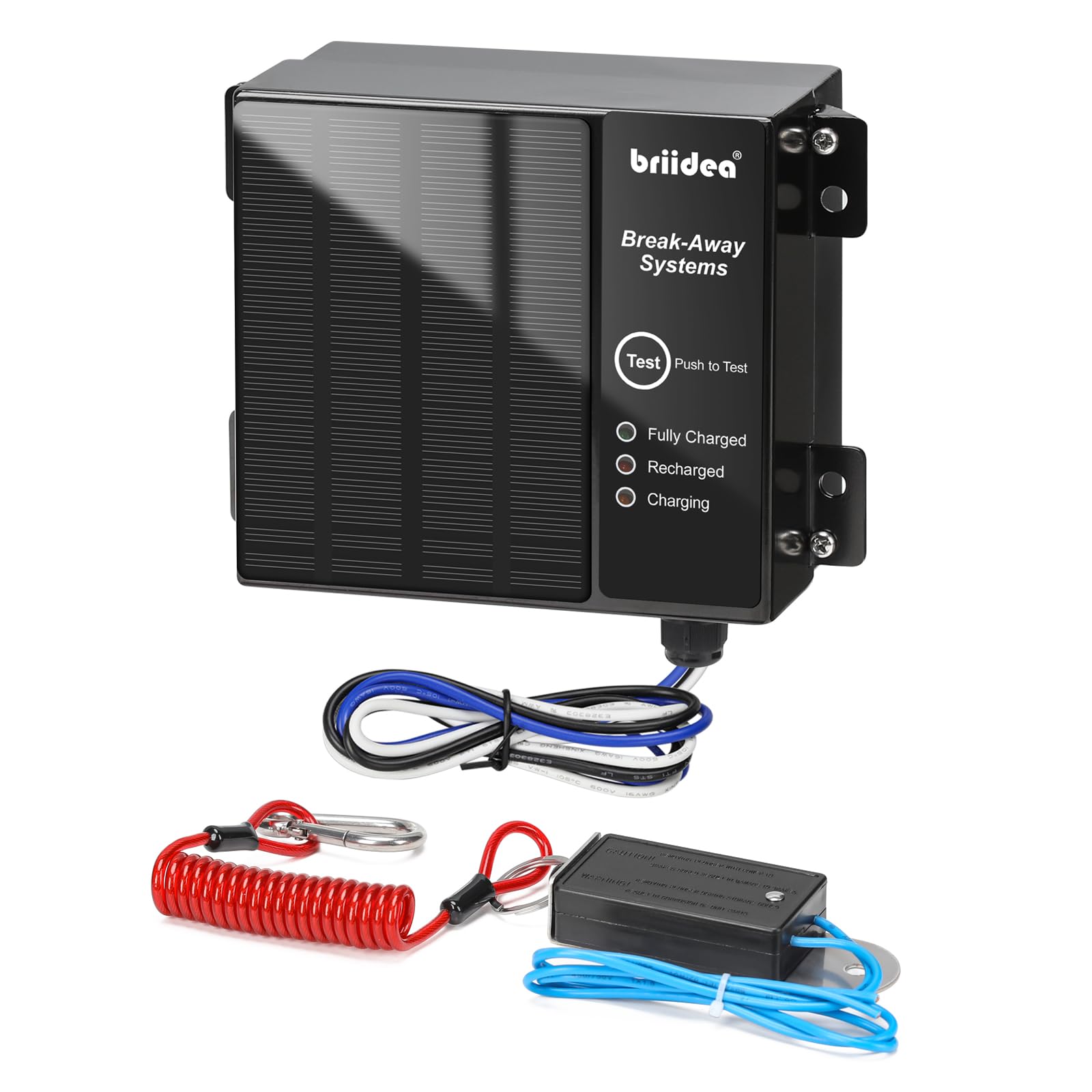 briidea Solar Trailer Brakeaway Kit, Trailer Brakes Breakaway Kit Built ...