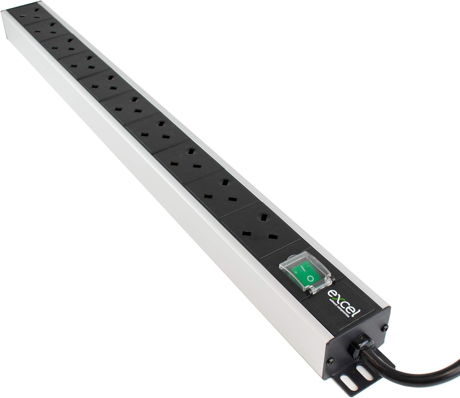 I-CHOOSE LIMITED 0U 10-Way Rackmount PDU Power Distribution Unit ...