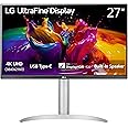 Amazon.com: LG 27UP850K-W Monitor de computadora IPS ultrafino 4K UHD (3840 x 2160), 60Hz, 5ms ...