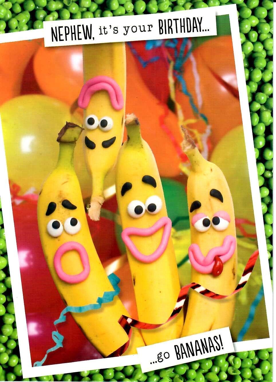 Violent Veg – Nephew, Go Bananas! – Birthday Card - BigaMart