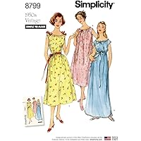 Amazon.com: Simplicity Sewing Pattern 4048 Misses Sleepwear, BB (M-L-XL ...