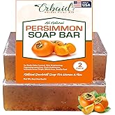 Amazon.com : Natrulo Persimmon Soap Bar for Body Odor Control – Purifying Deodorizing Body Wash ...