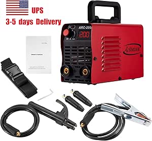 Simder Arc Welder 110V 200Amp Welding Machine IGBT Inverter AC-DC Mini ...