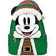 Loungefly Disney Mickey Mouse Elf Holiday Christmas Womens Double Strap ...