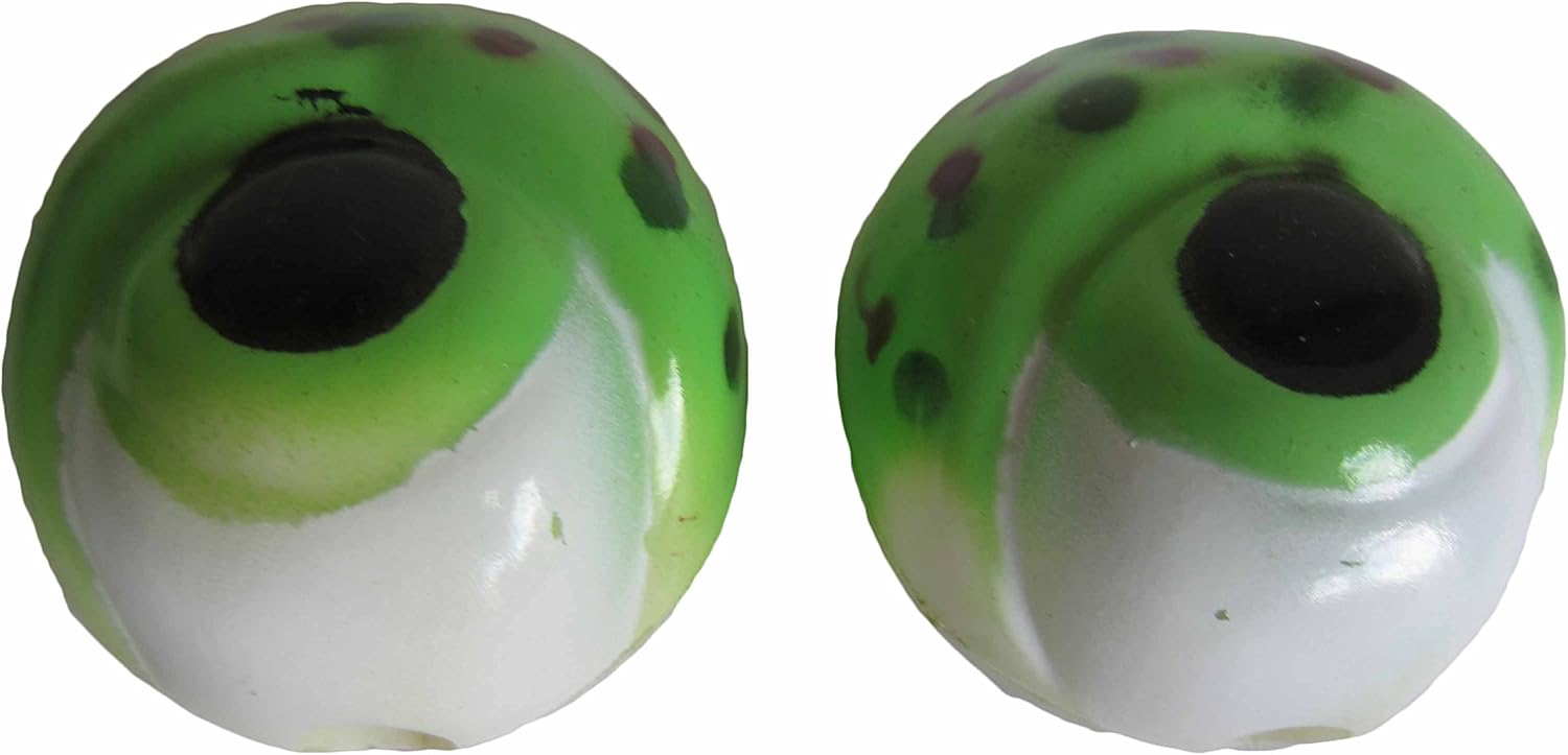 Amazon.com: Frog Eyes Vintage Plastic Macrame Beads (Green): Arts ...