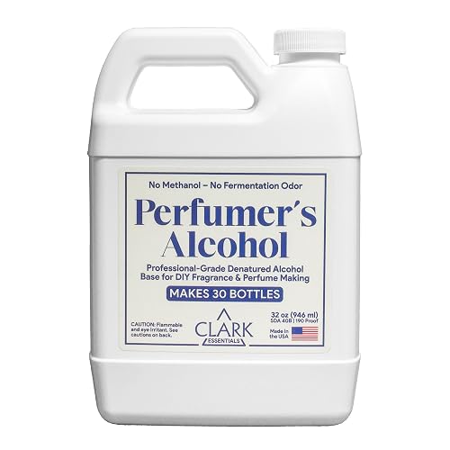 Clark Essential Perfumer's Alcohol 32 oz – Professional-Grade Denatured ...