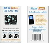 Amazon.com: Pristine Screens Microfiber Screen Cleaner Sticker - Purple ...