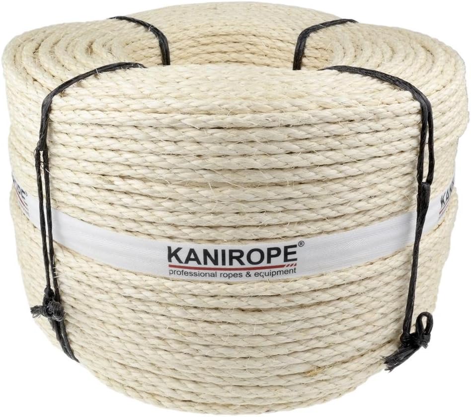 Kanirope® Sisalseil AGAVE ø6mm 220m Trosse 3-litzig gedreht: Amazon.de ...
