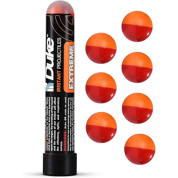 Pepper Ball Gun Practice Ammunition 50 Caliber Training Projectiles ...