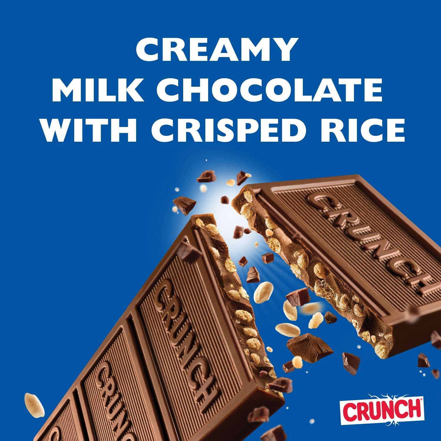 Mua Crunch Snack Size Chocolate Bar - Creamy Milk Chocolate and Crisped ...