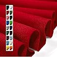 Amazon.com: Red Felt Fabric 72" X 36"(1 Yard), 1.6mm Thick Soft and ...