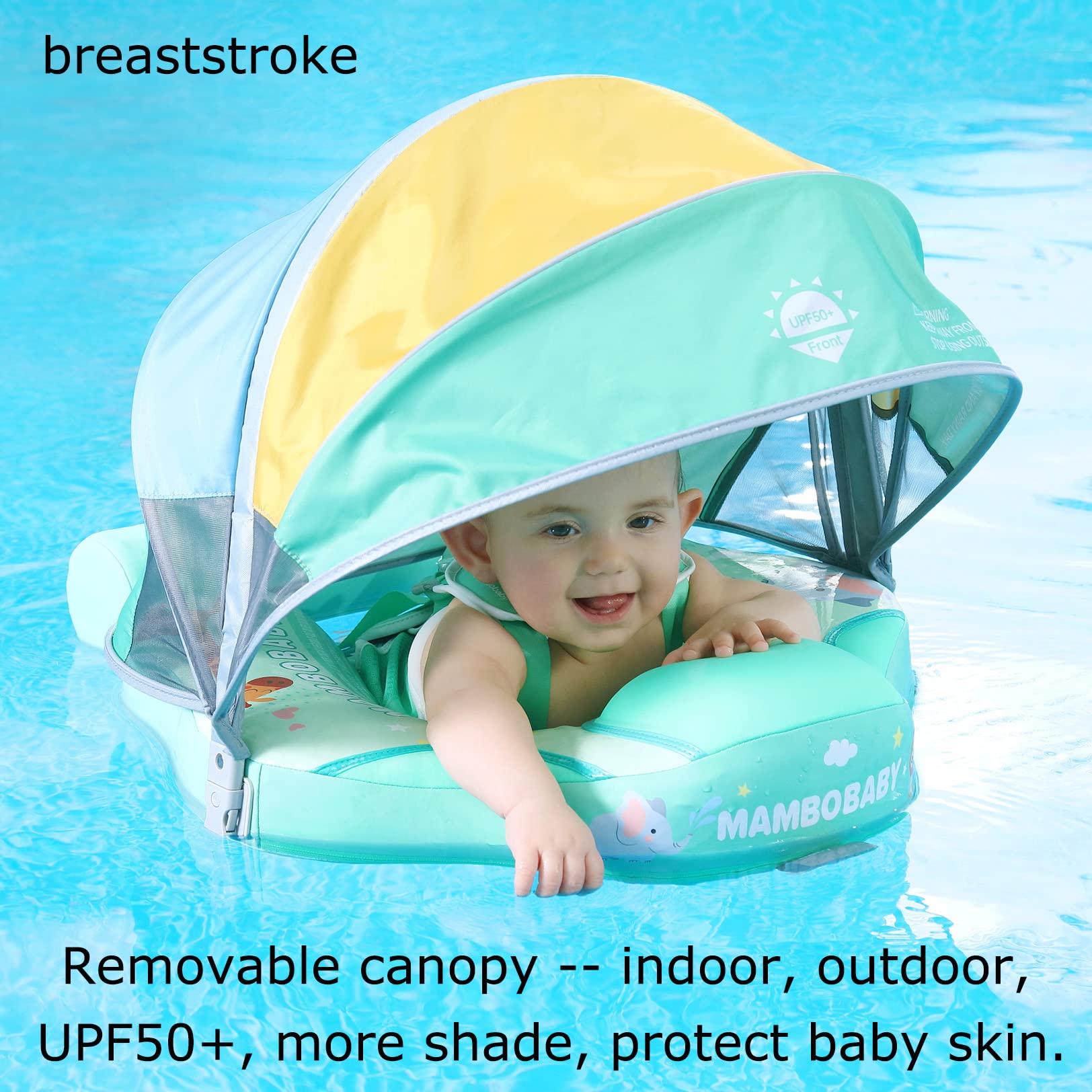 Mua New Mambobaby Add Tail Never Flip Over Non-Inflatable Baby Swim ...