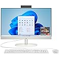 Amazon.com: HP 24 inch All-in-One Desktop PC, FHD Display, AMD Ryzen 7 ...