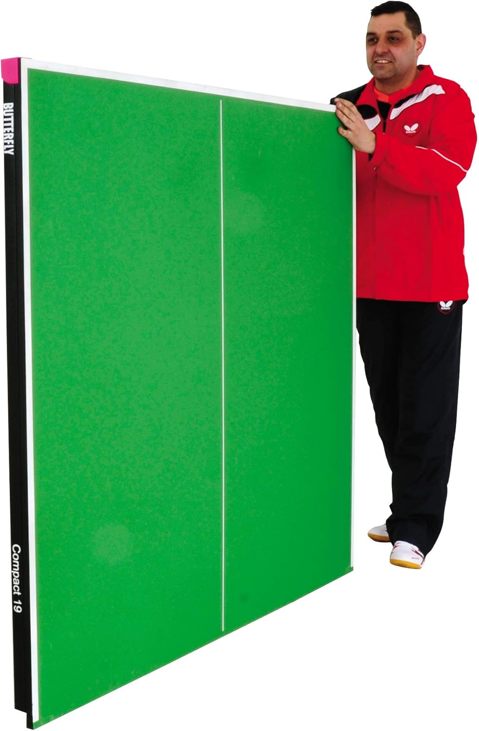Butterfly Compact 19 Wheelaway Indoor Table Tennis Table, Green – BigaMart
