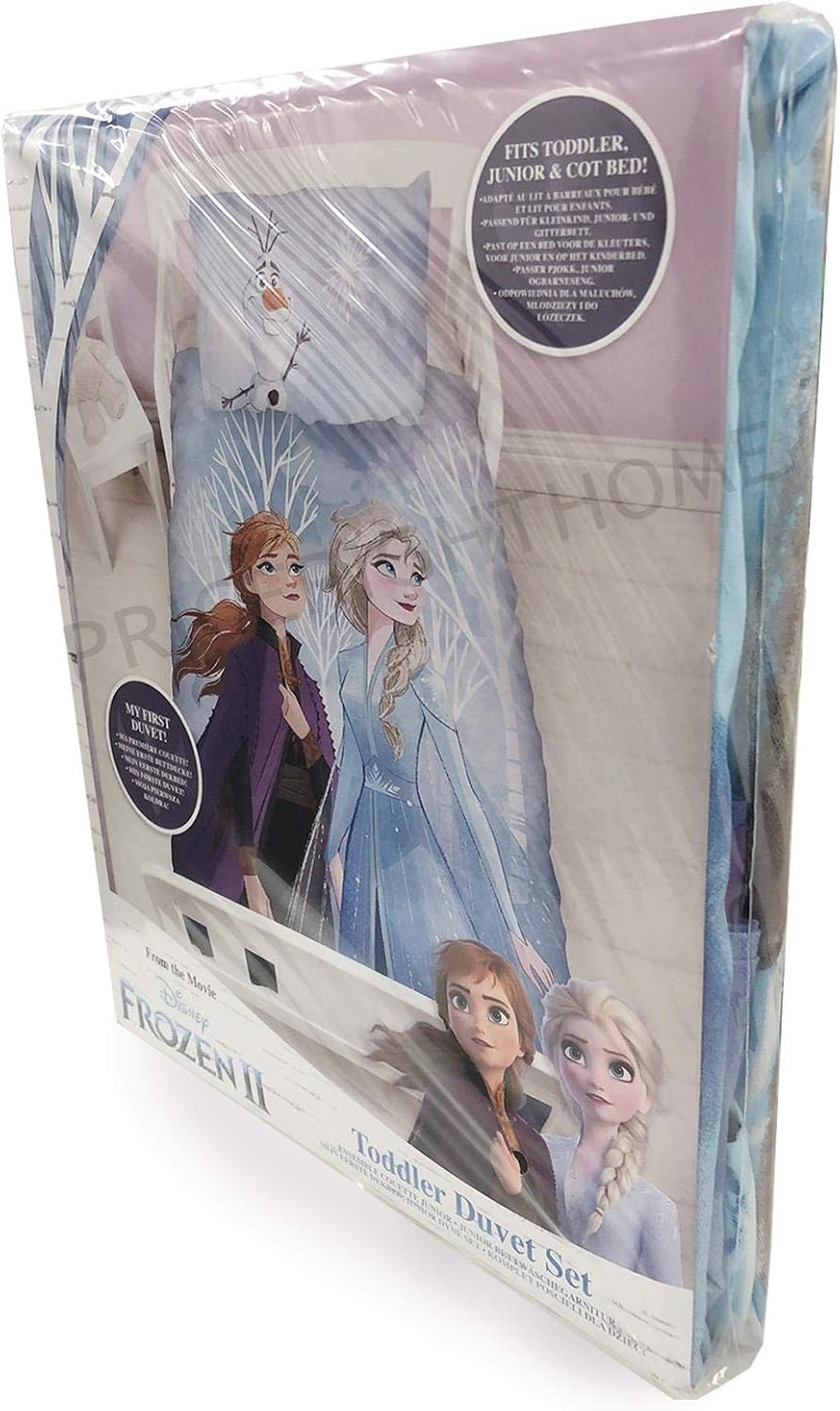 Frozen 2 Official Disney Junior Toddler Cot Duvet Cover | Blue Anna ...