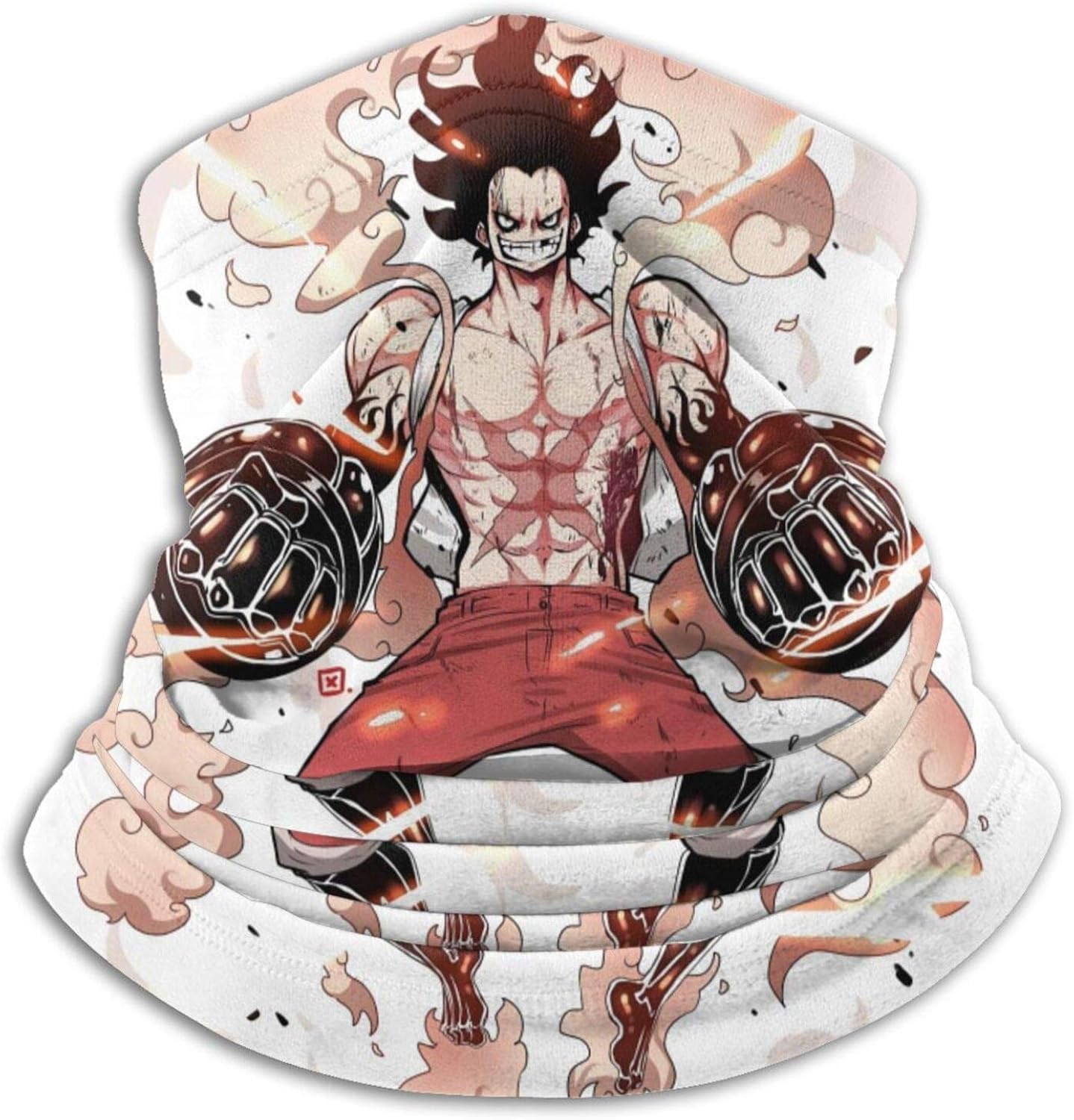 Animes One Piece Monkey·D·Luffy Microfiber Neck Warmer Scarf, Unisex ...