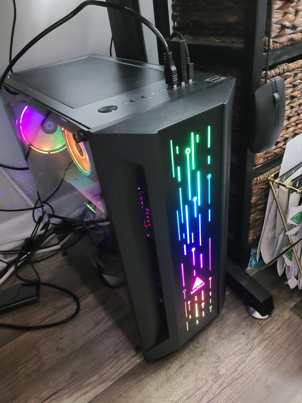 $13/mo - Finance Apevia Matrix-PK Mid Tower Gaming Case with 1 x ...