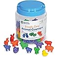 Amazon.com: Learning Resources Friendly Farm Animal Counters - 72 Pieces, Ages 3+ Toddler ...