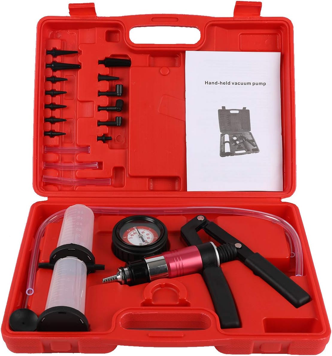 Vacuum Tester and Brake Bleeding Kit Complete with Carry Case Merry ...
