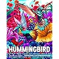 Hummingbird Coloring Book: Relaxing Coloring Pages Featuring Beautiful ...