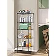 Amazon.com: BIQWBIC 5 Tier Adjustable Wire Shelving Unit, Standing Metal Storage Rack for ...