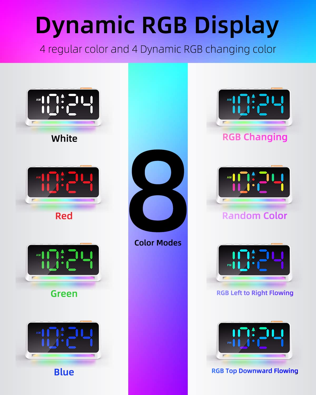 Mua LED Digital Clock for Bedroom, Super Loud Alarm Clock for Heavy ...