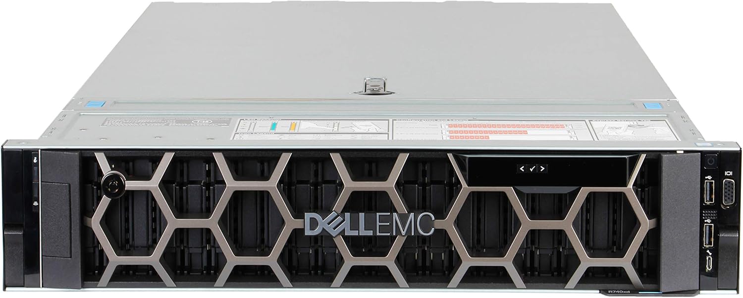 Amazon.com: DELL EMC R740XD 24 X 2.5 INCH Server 2 X Gold 6254 18C 3 ...