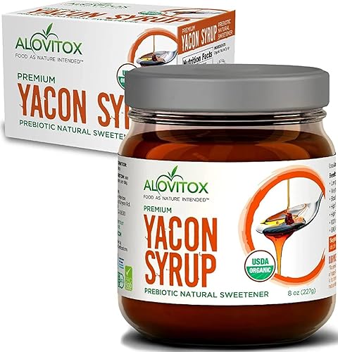 Organic Yacon Syrup by Alovitox - Natural Sweetener Rich in ...