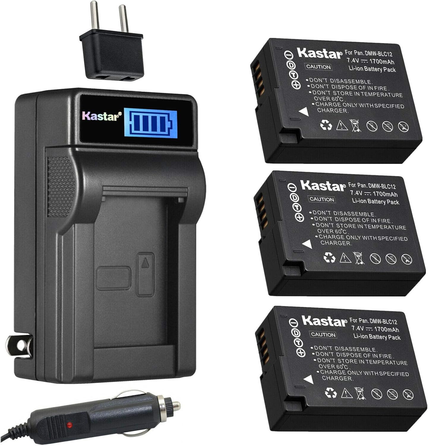 Amazon.com : Kastar 3-Pack BP-51 Battery and LCD AC Charger Compatible ...