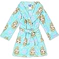 Amazon.com: Frozen Elsa Girl's Fleece Bathrobe Robe (2T, Elsa Blue ...