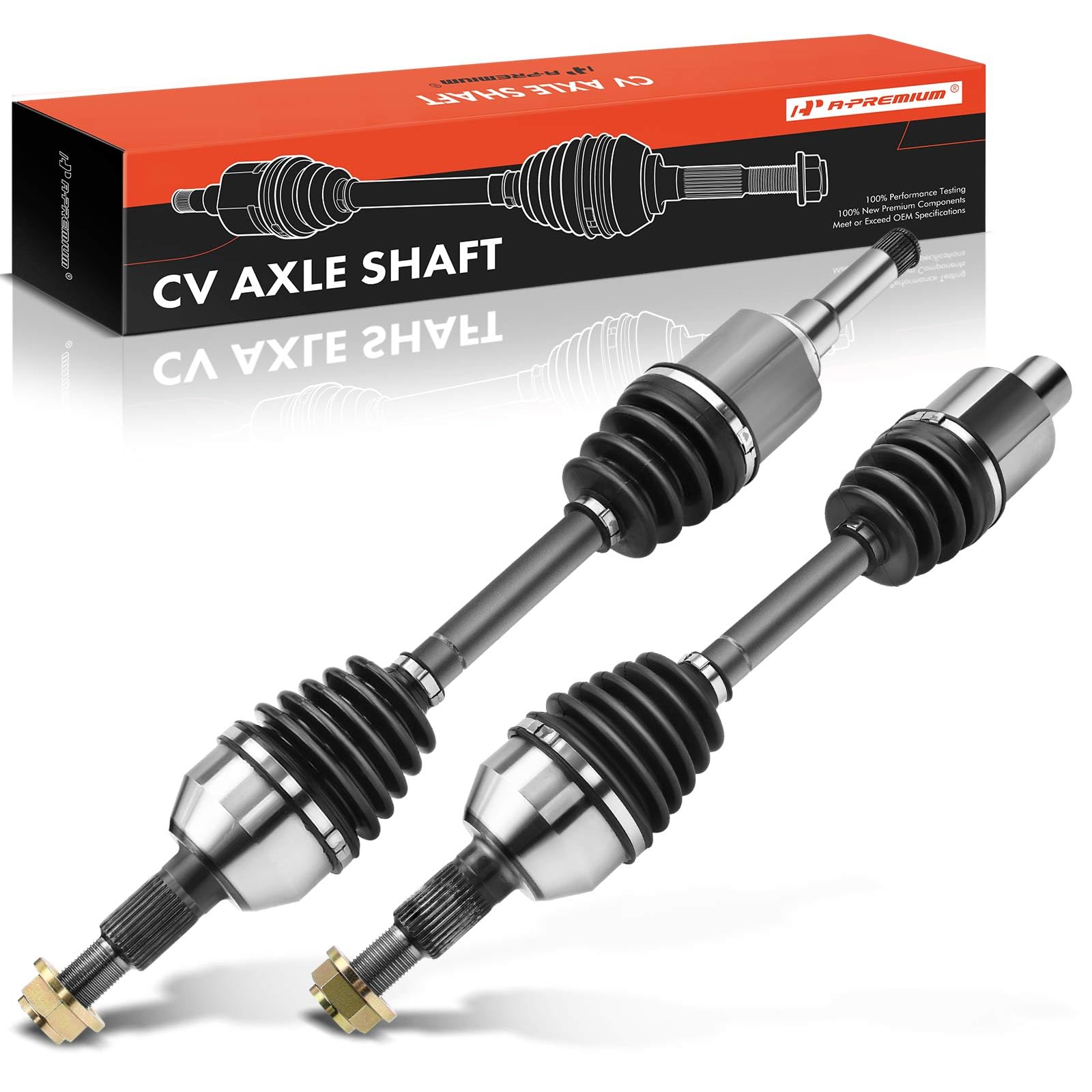 Sealed boxes A-Premium Pair (2) Front CV Axle Shaft Assembly Compatible ...