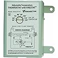 Ventamatic XXFIRESTAT 10-Amp Adjustable Programmable Thermostat with ...