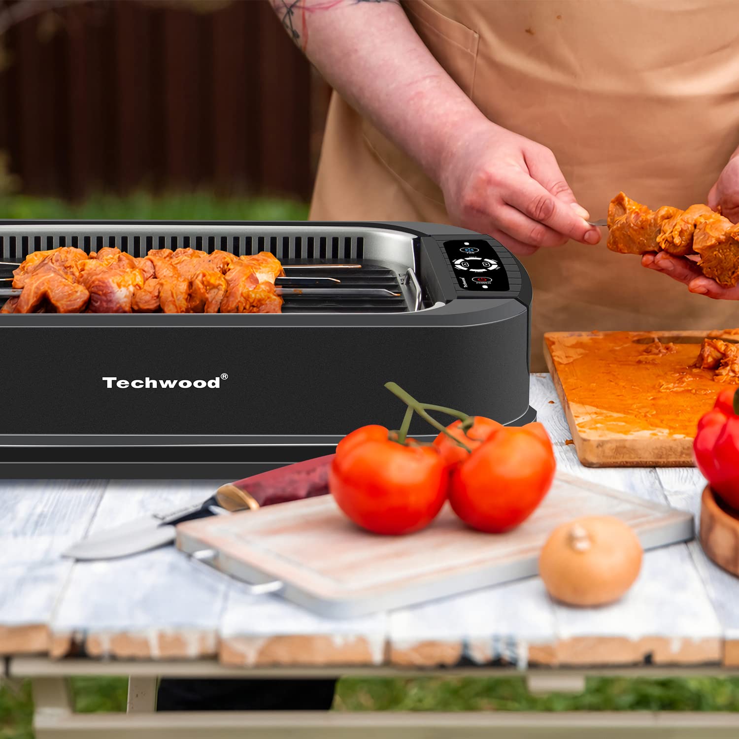 Mua Techwood Indoor Grill Smokeless Grill, Electric Korean BBQ Grill ...