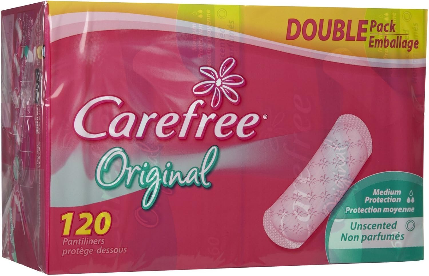 Amazon.com: Carefree Original Pantiliners, Unscented: Health & Personal ...