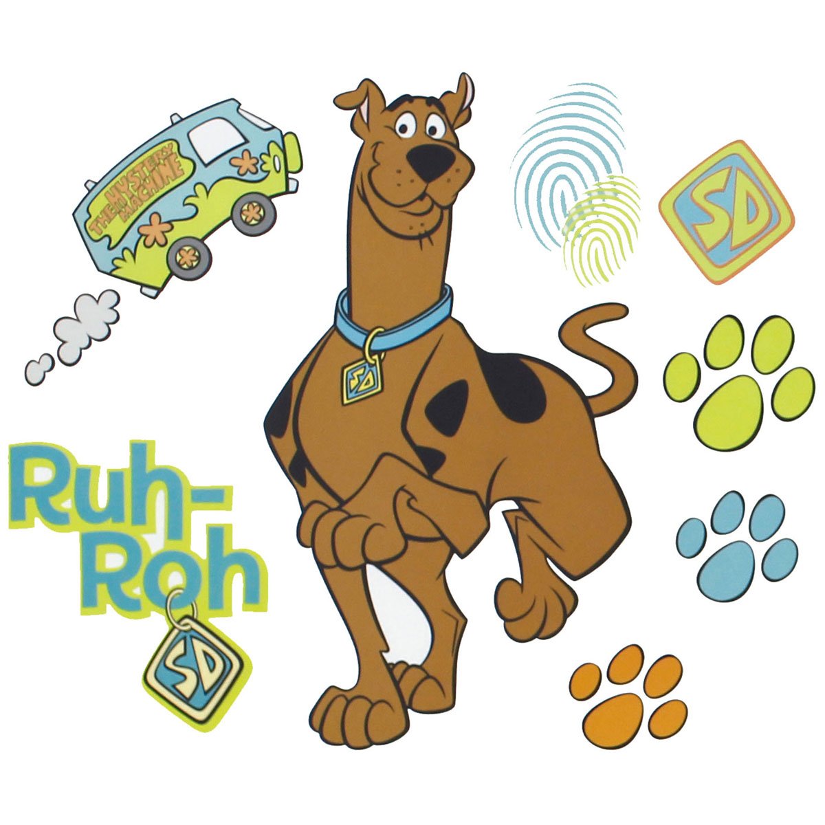 Scooby Doo Wall Stickers Decals (35 wall stickers): Amazon.ca: Home ...