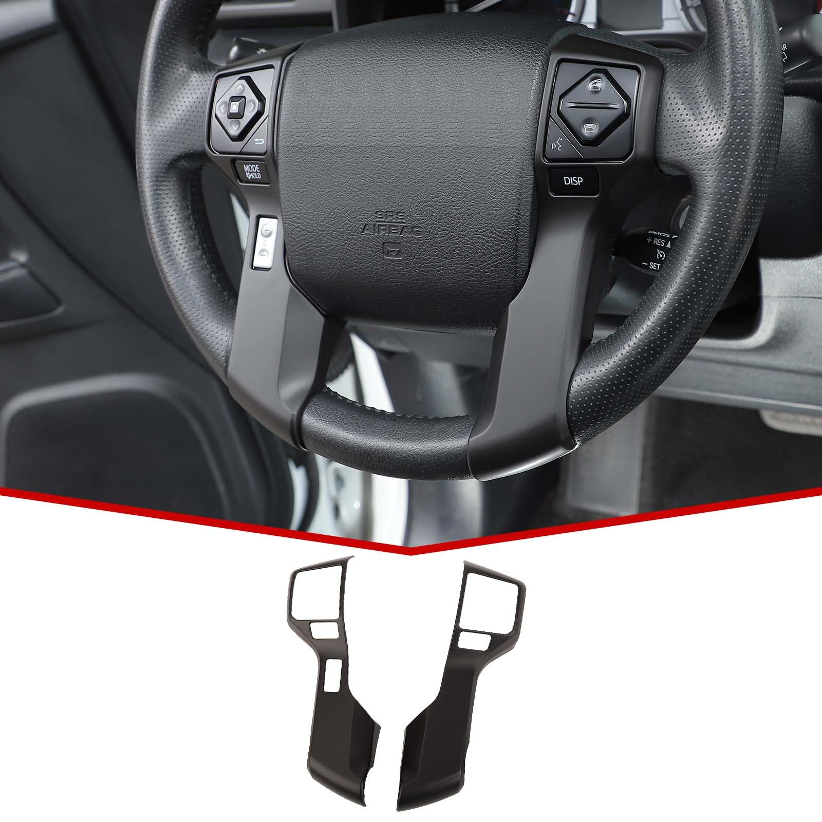 JeCar Steering Wheel Cover Interior Decoration Trim Kit Compatible with ...