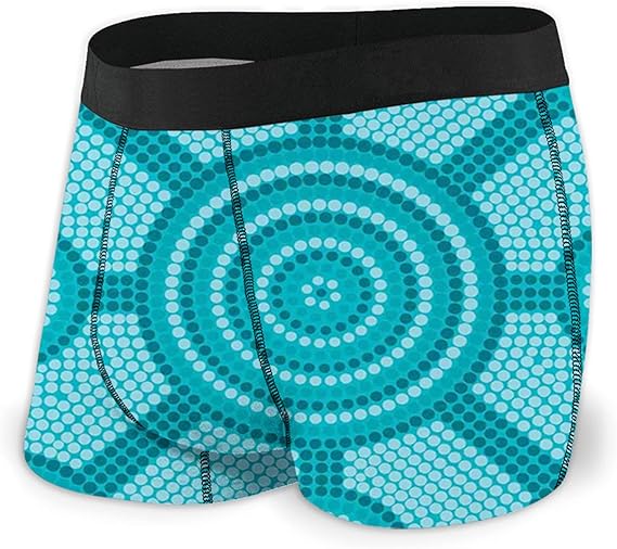 niBBuns Mens Boxer Briefs Underwear,Abstract Aboriginal Dot Painting ...