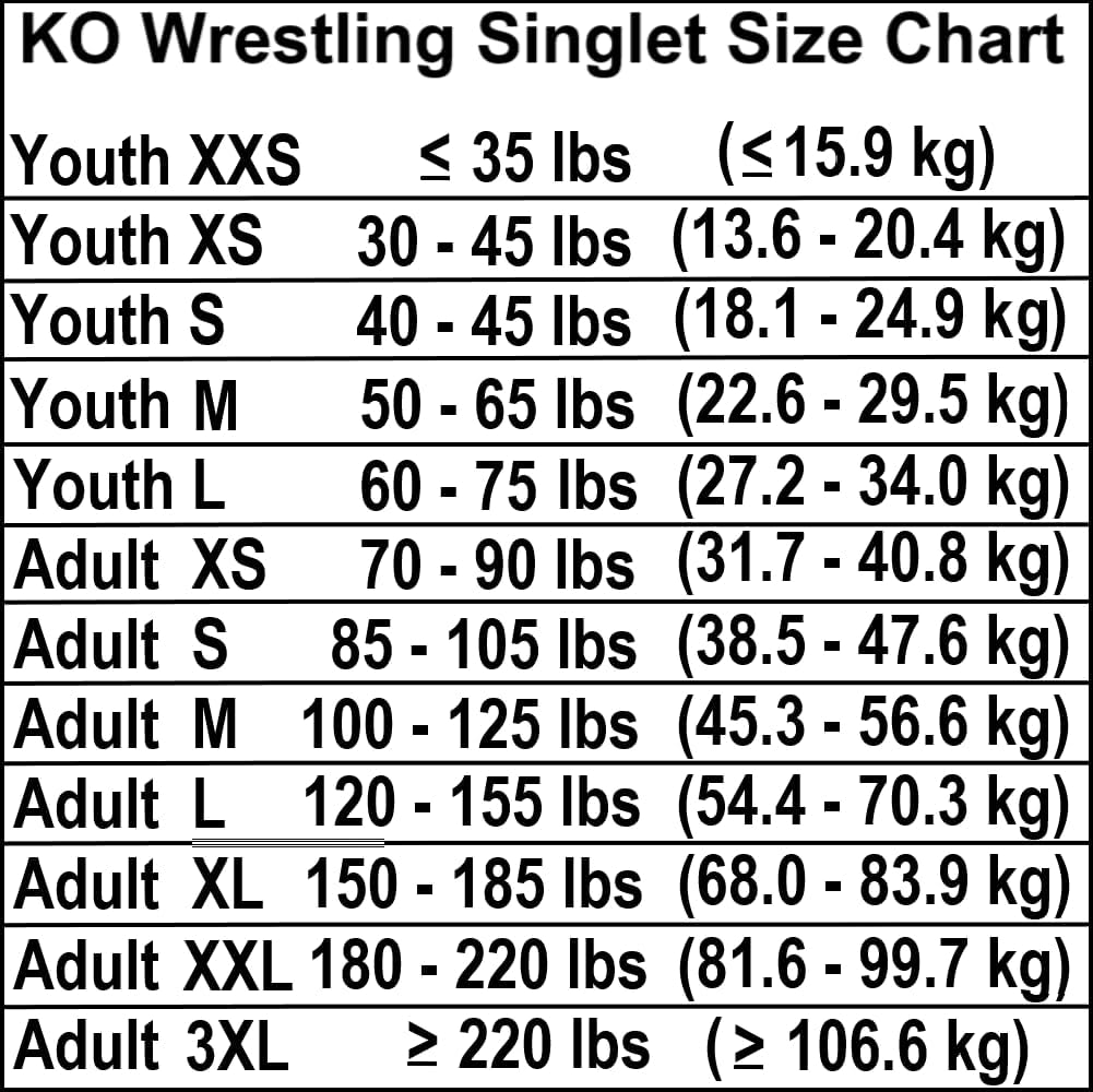 Mua KO Sports Gear - Unisex Wrestling Singlet, Comfortable & Breathable ...