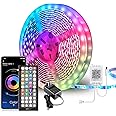 Amazon.com: Nexillumi 65.6 ft LED Lights for Bedroom Music Sync Color ...