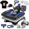 Amazon.com: VEVOR Heat Press Machine 8 in 1 Combo Heat Press 15 x 15 Inch Heat Transfer Machine ...