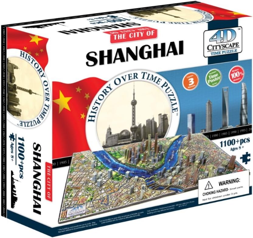 4D Cityscape Shanghai Time Puzzle, Jigsaw Puzzles - Amazon Canada