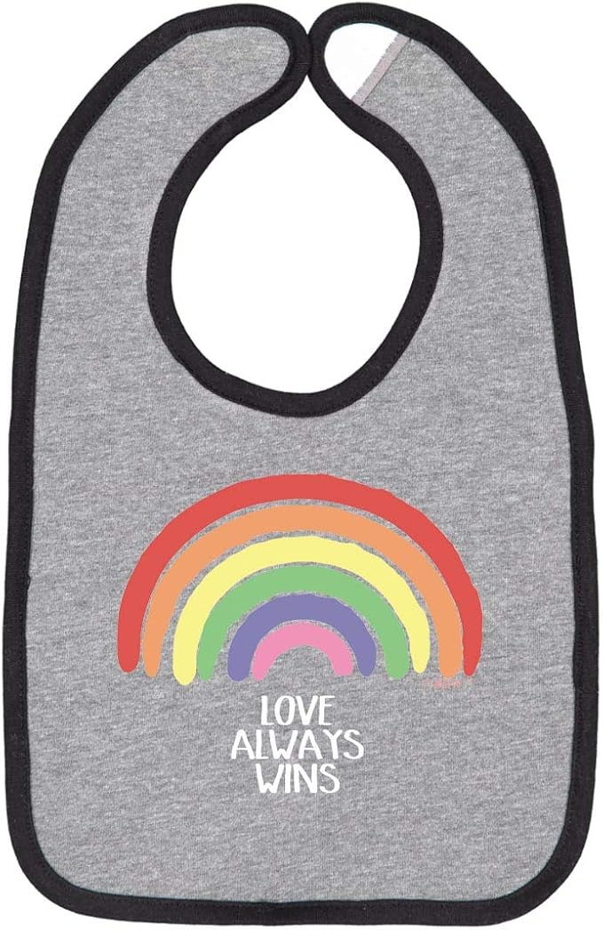 Amazon.com: Gay Pride Rainbow Bib Rainbow Baby Bibs LGBT Rainbow Baby ...