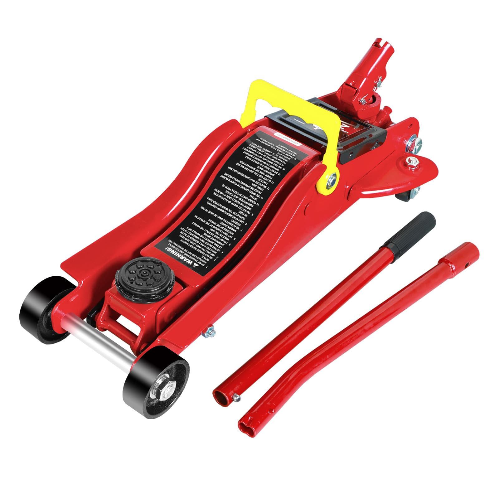 Jack Boss Floor Jack 2.5 Ton (5500 LBs) Hydraulic Low Profile Trolley ...