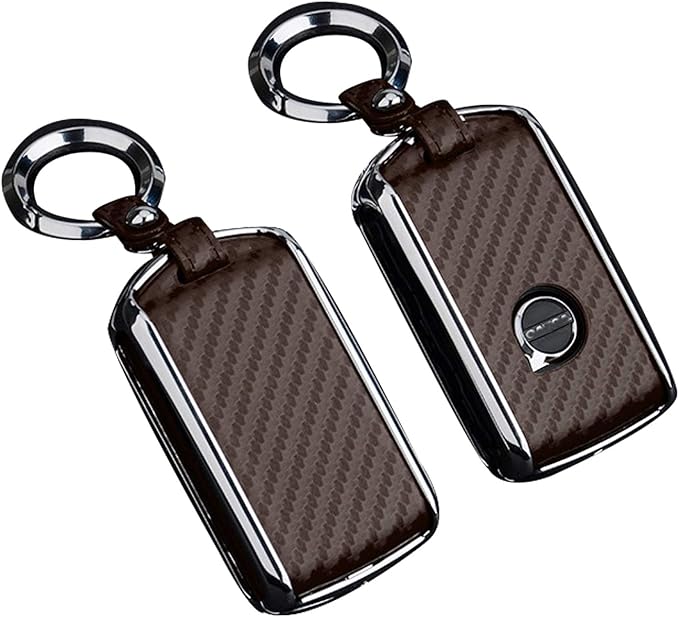 Car Remote Flip Key Fob Shell Cover Case Galvanized Alloy For Volvo ...