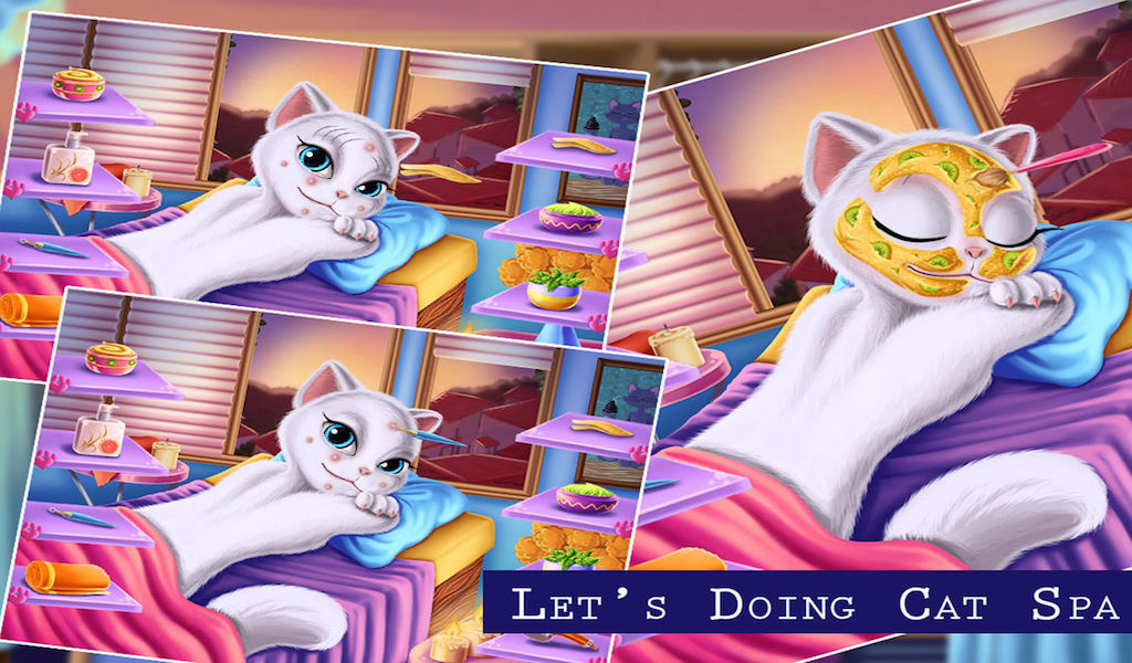 Cat Spa - Makeover And DressUp:Amazon.com:Appstore for Android