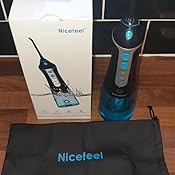 Water Flosser for Teeth, Nicefeel Portable Oral Irrigator Dental Floss ...